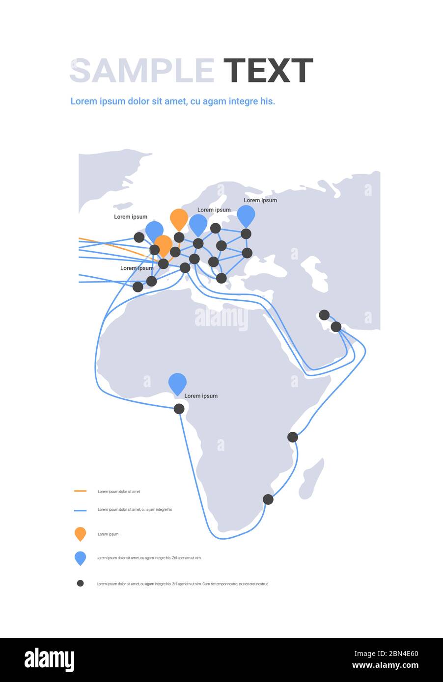 global network cable connections and information transfer system world ...