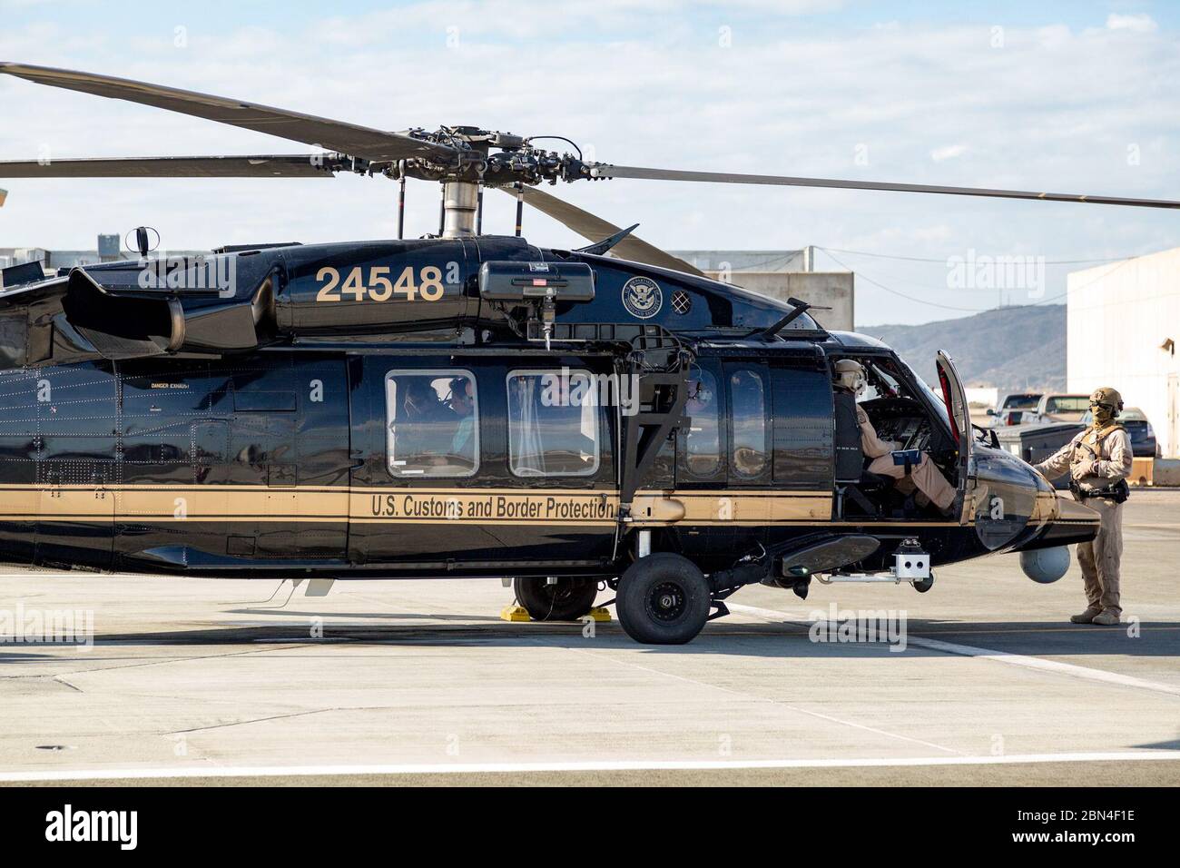 NBC anchor Lester Holt visited the San Diego Air and Marine Branch for ...