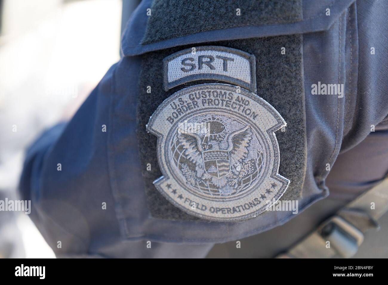 U.S. Customs and Border Protection (CBP) Special Response Team members ...