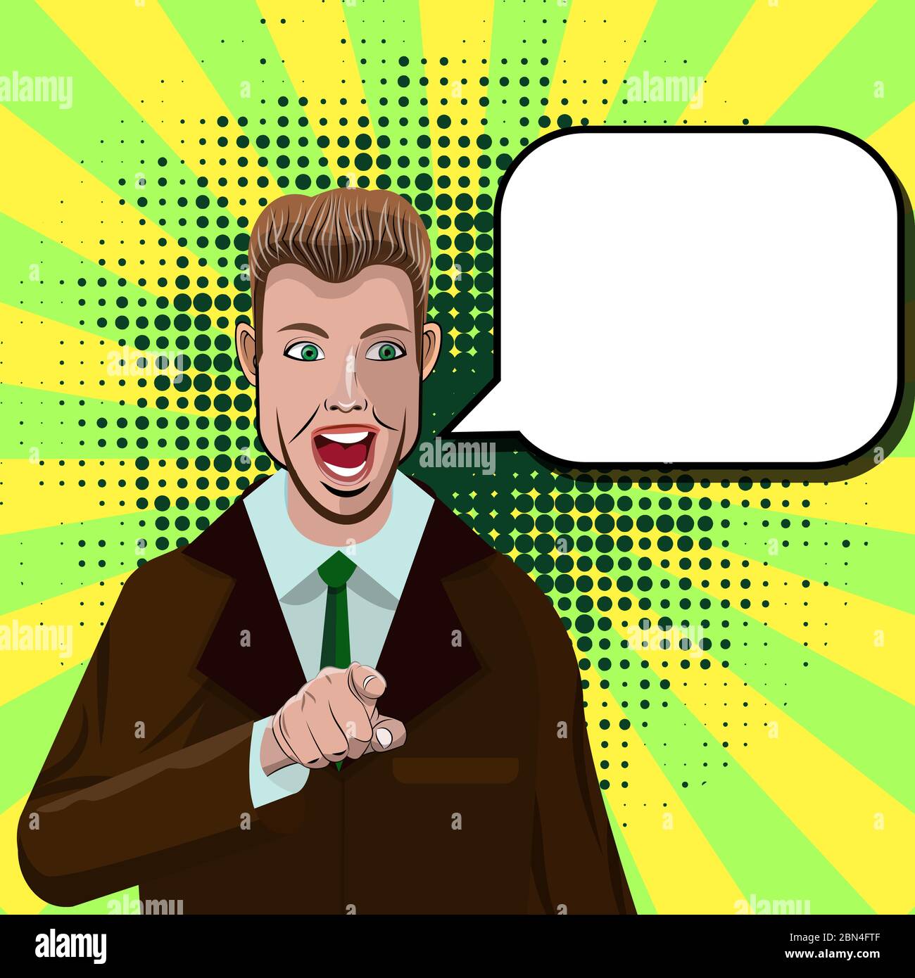 Finger pointing directly at you Stock Vector Images - Alamy