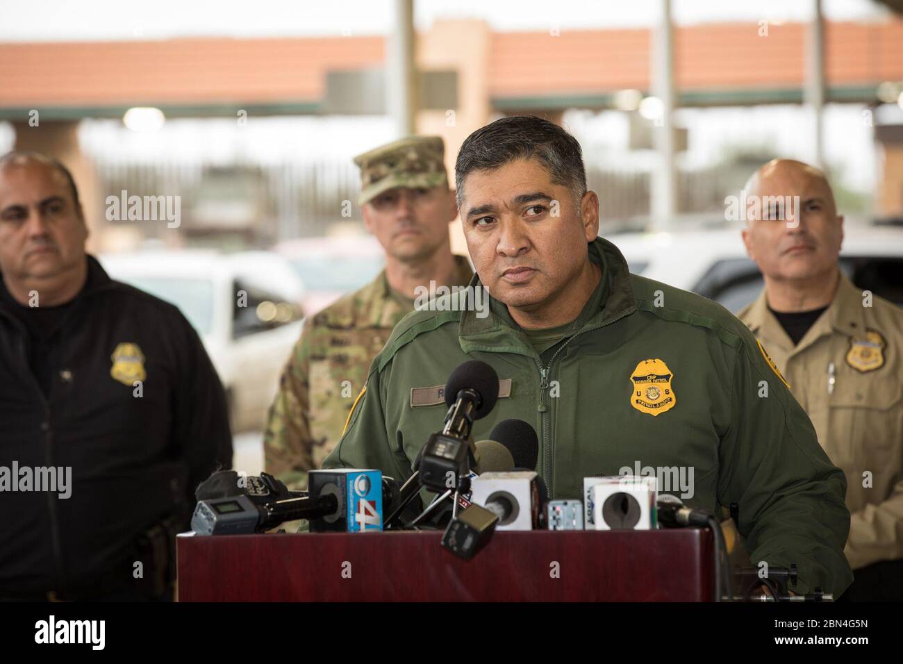 U.S. Customs and Border Protection and Department of Defense held a ...