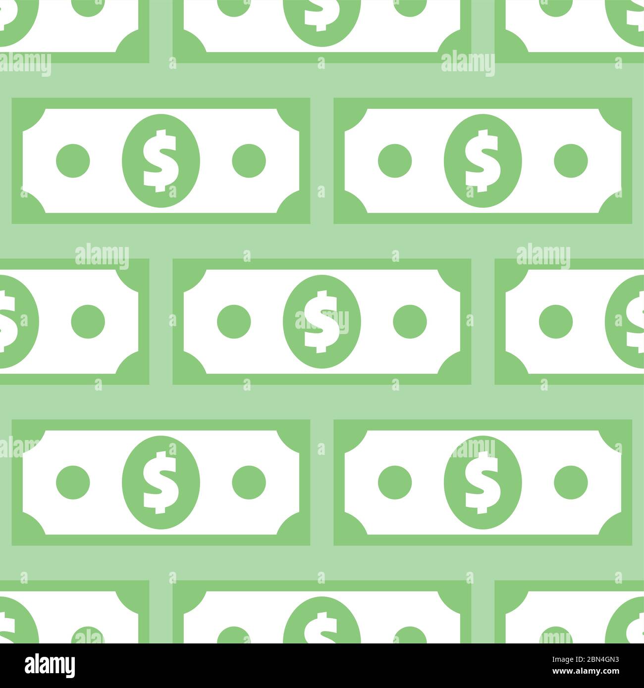 Dollar banknote seamless pattern. American bucks abstract texture ...