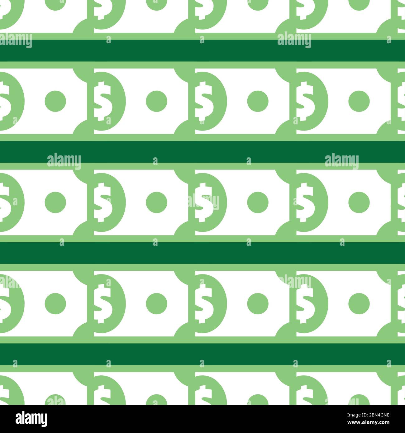 Dollar banknote seamless pattern. Wrapping background with repeating ...