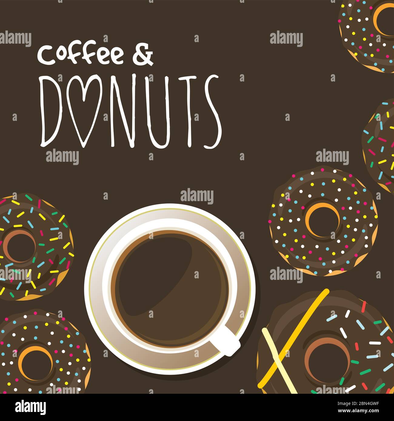 Coffee shop vector hi-res stock photography and images - Alamy