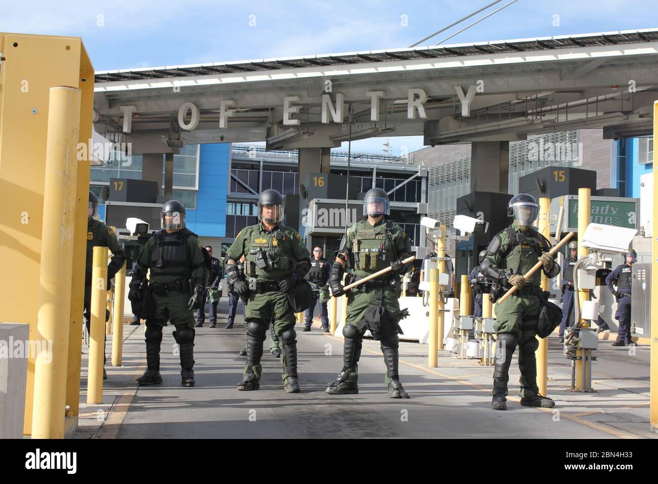 CBP officers from the Office of Field Operations and agents from the U ...