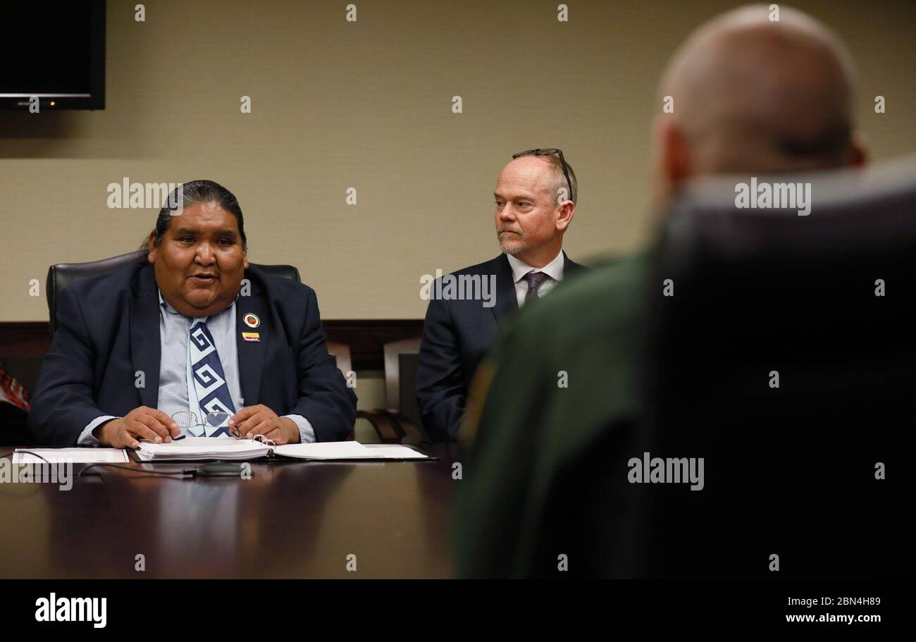 Vice Chairman of the Tohono O'odham Nation Verlon M. Jose meets with U ...