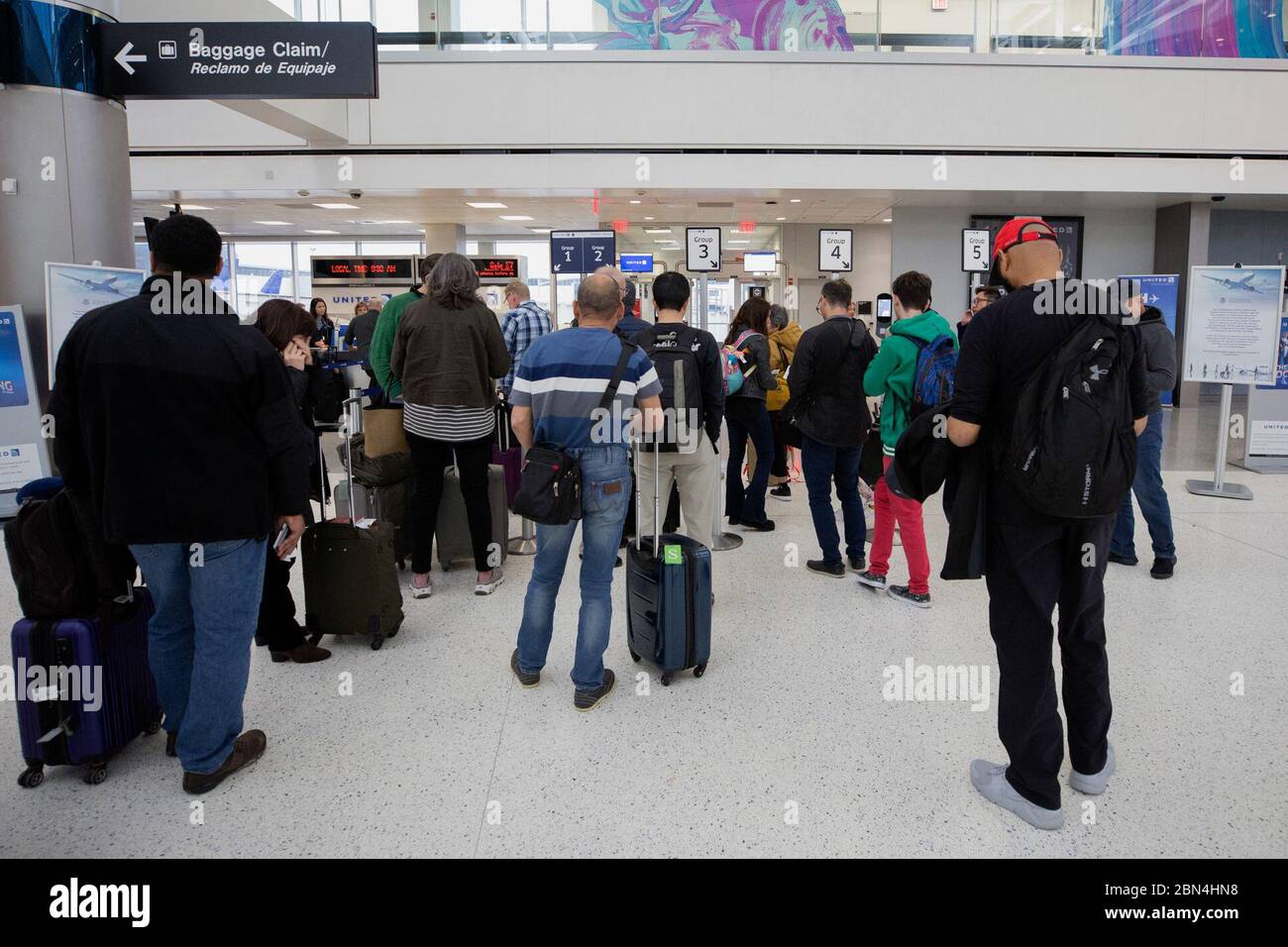 Airport Customs Line