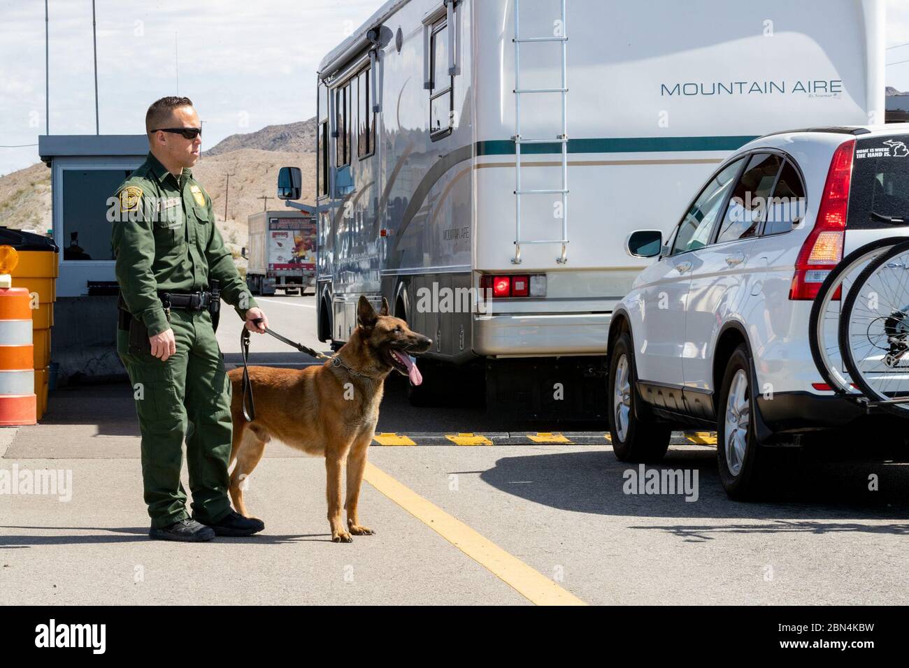 On March 6, 2019, a Border Patrol agent and his canine partner ...