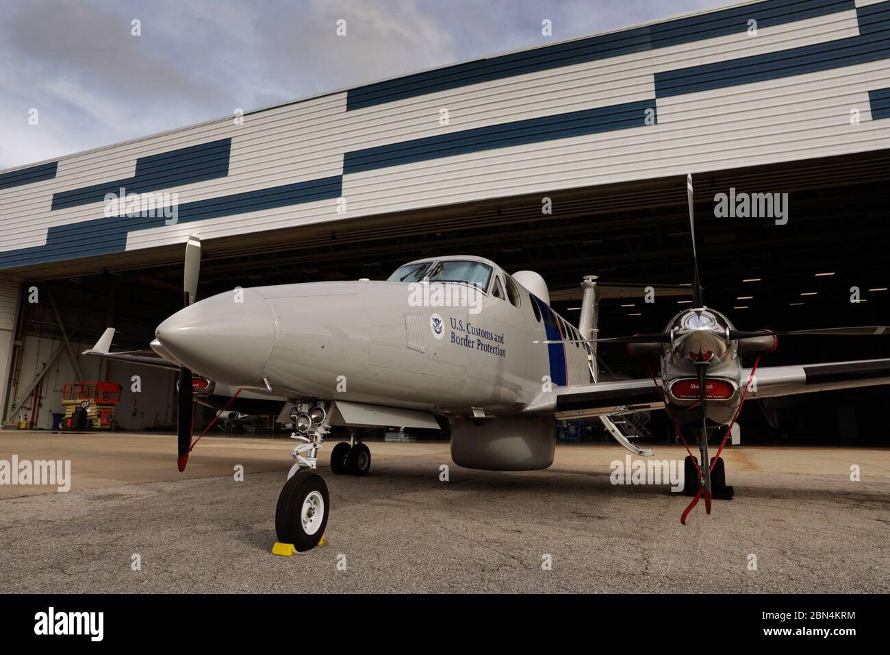 On April 2, 2019, a U.S. Customs and Border Protection Super King Air ...