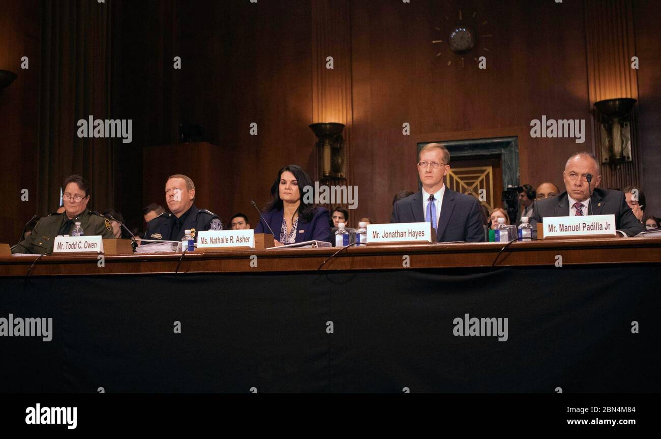 Carla L. Provost, Chief of the U.S. Border Patrol, and other DHS ...