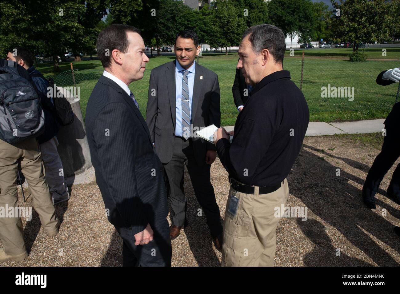 U.S. Customs and Border Protection personnel perform in the Steve Young ...