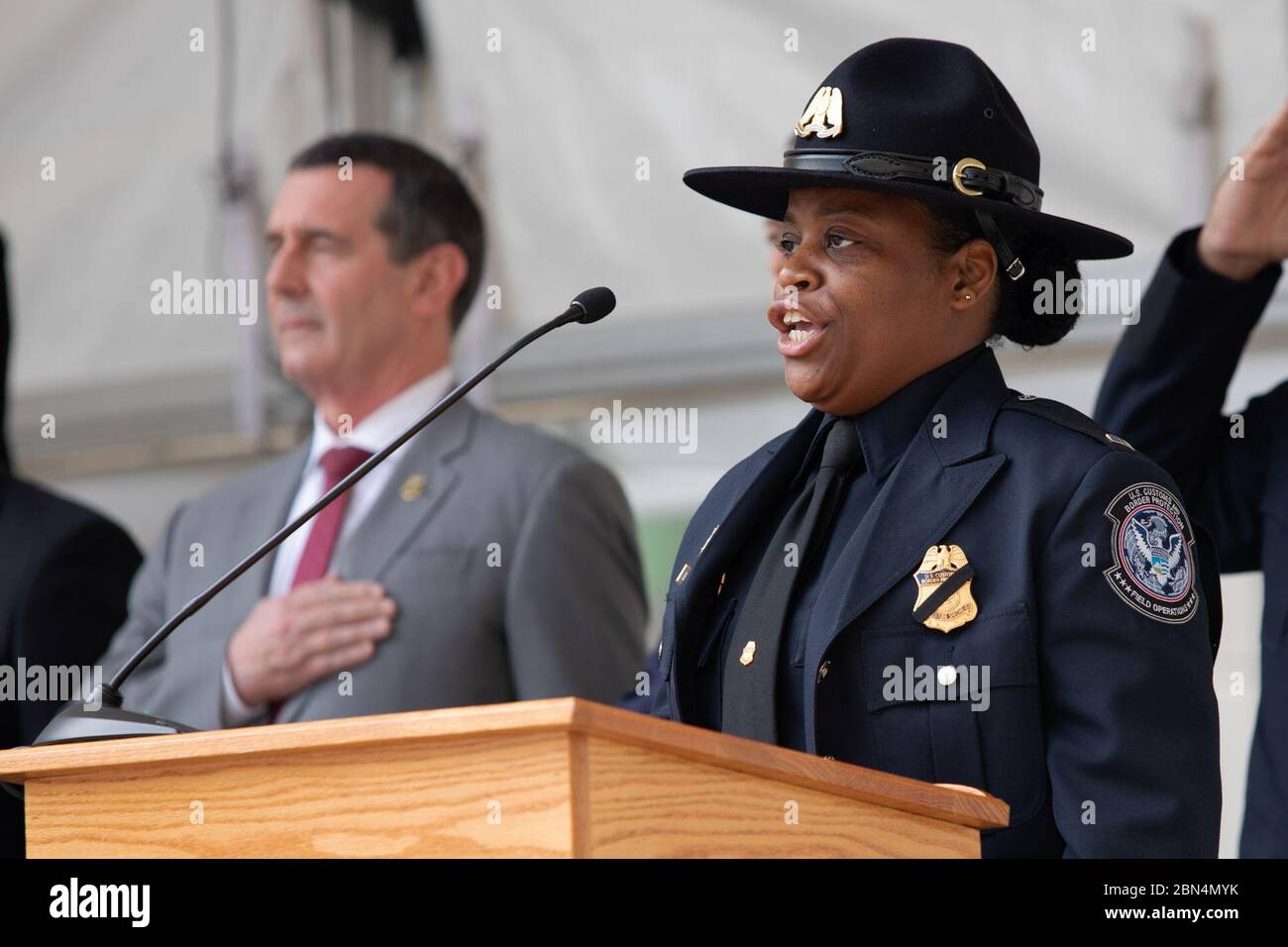 U.S. Customs and Border Protection (CBP) personnel and families of ...