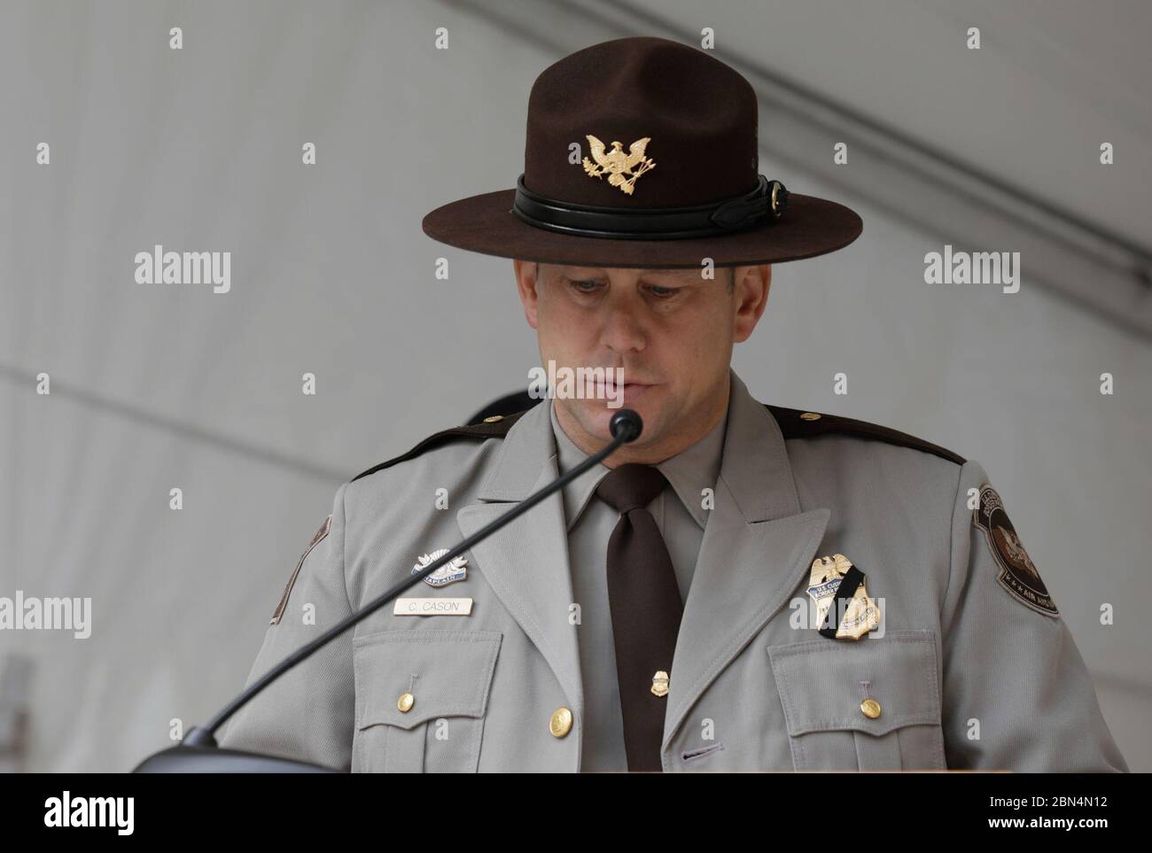 Chaplain Charles Cason of U.S. Customs and Border Protection delivers ...