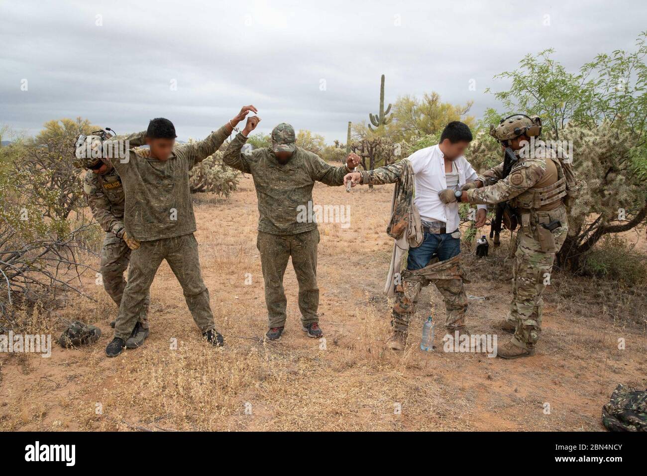 On May 22, 2019, Tucson Sector Border Patrol agents using a CBP Air and ...