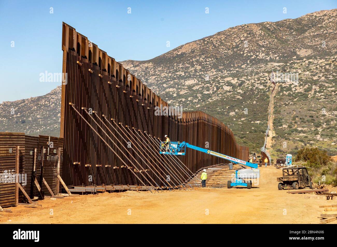 On June 19, 2019, construction crews continued work on the replacement ...