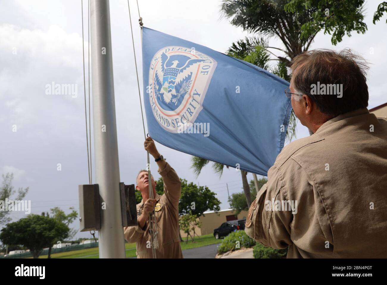 Flag of the dhs hi-res stock photography and images - Alamy