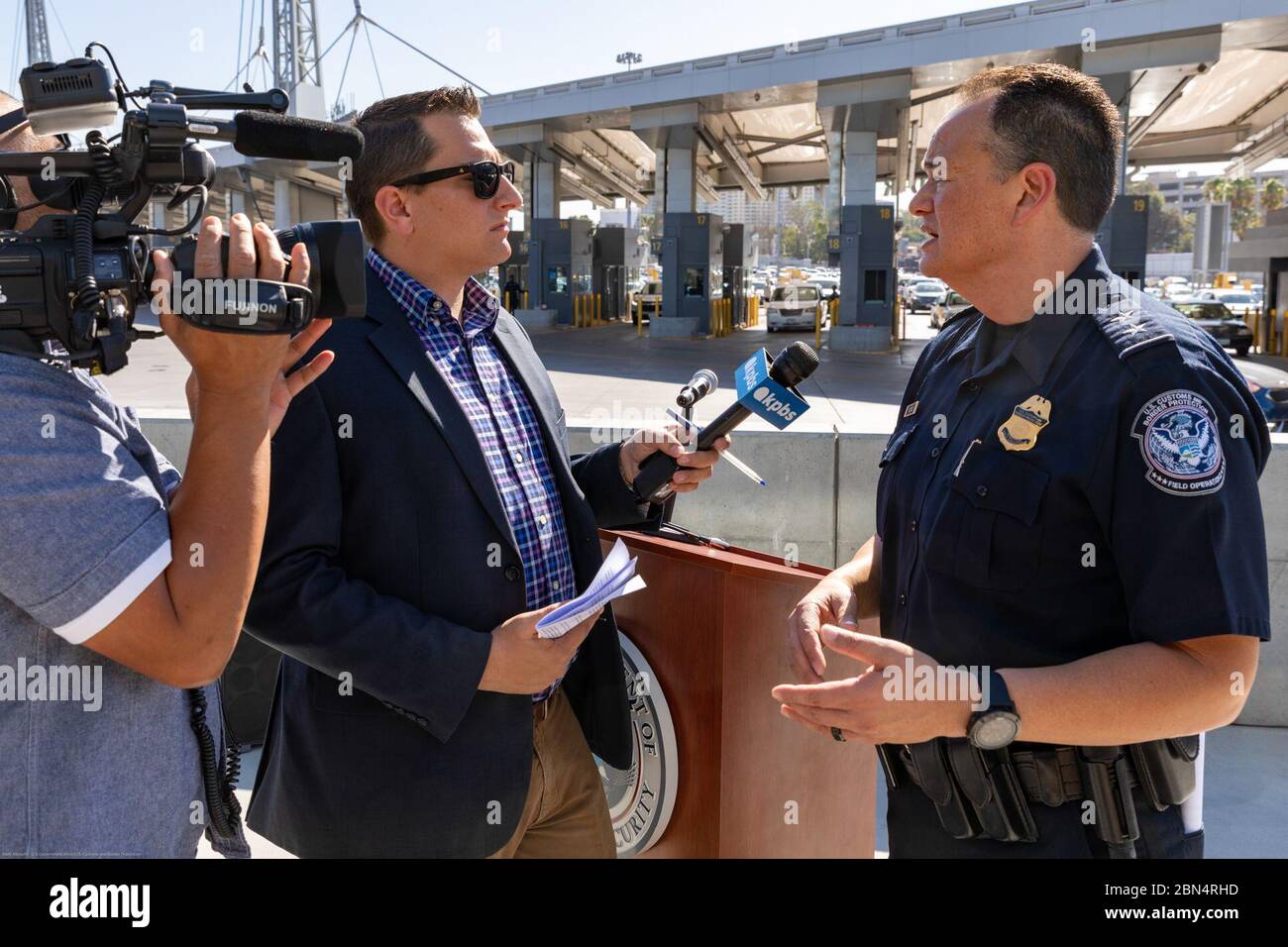 CBP holds a briefing in San Diego, California, on border security and ...