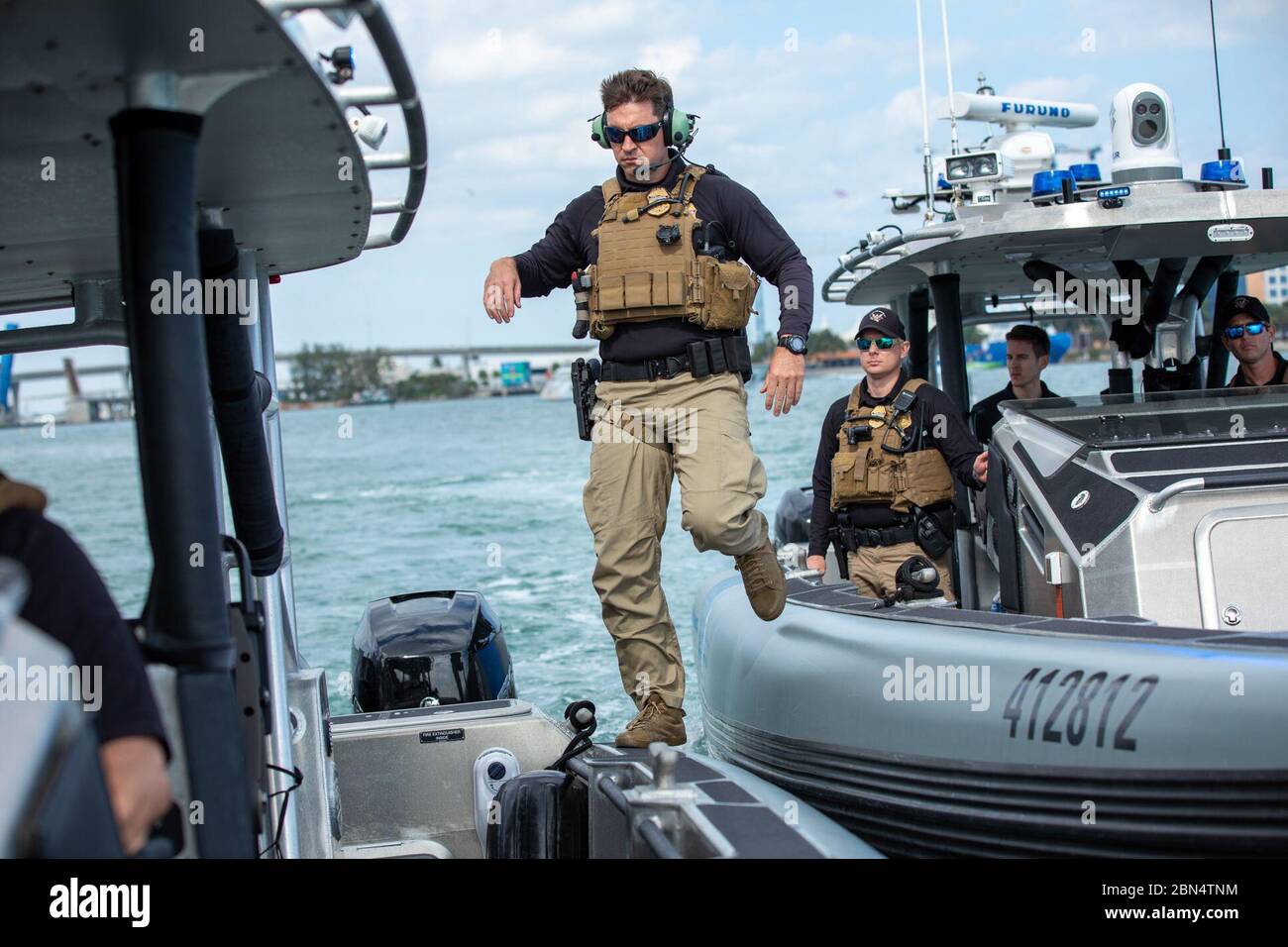 Members of CBP's Air and Marine Operations (AMO) conduct enhanced ...