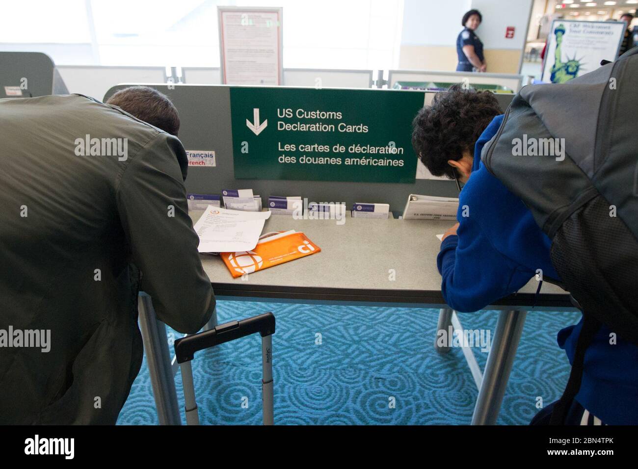 At Vancouver International Airport, U.S. Customs and Border Protection ...