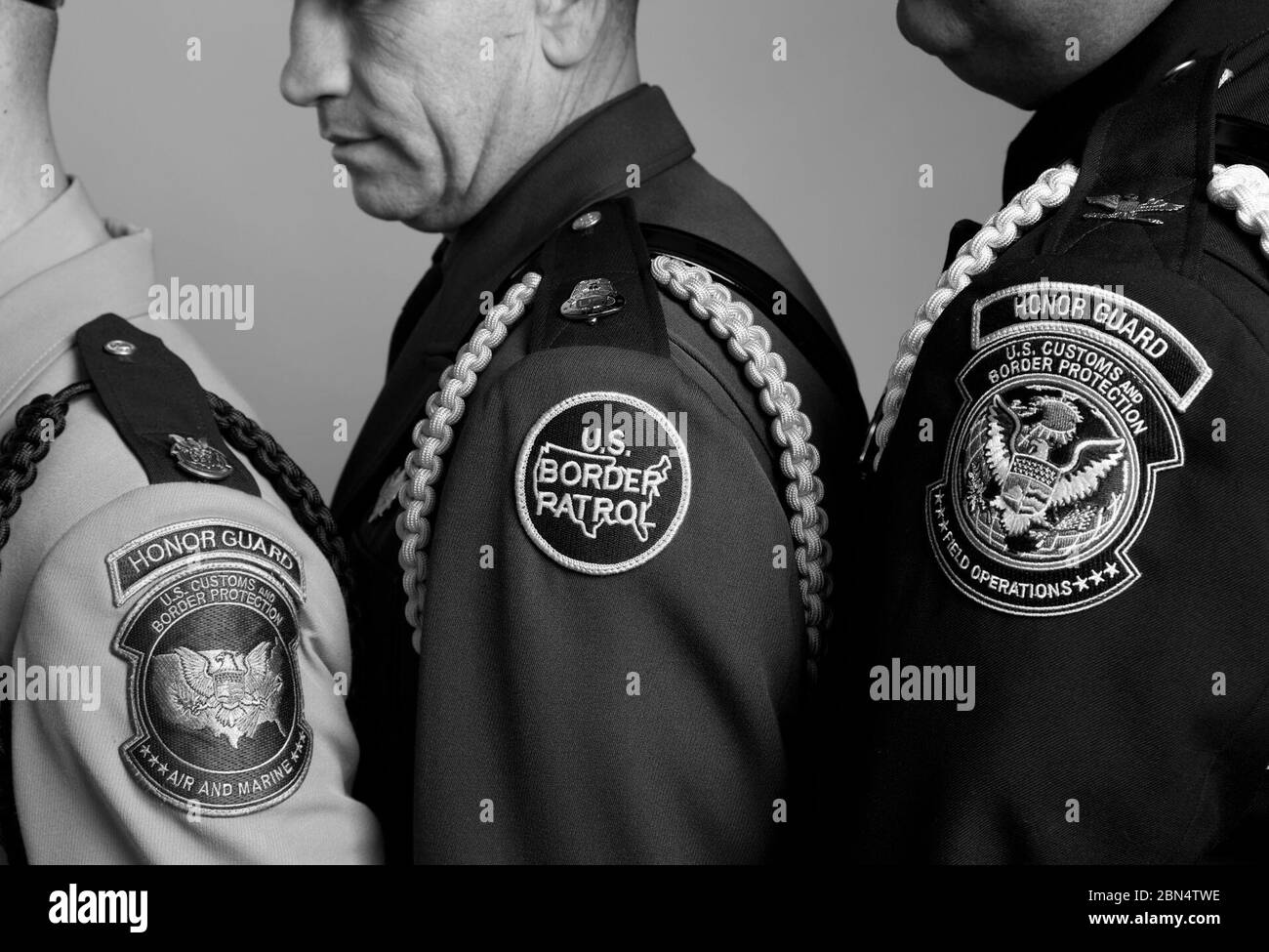 U s customs and border protection Black and White Stock Photos & Images ...