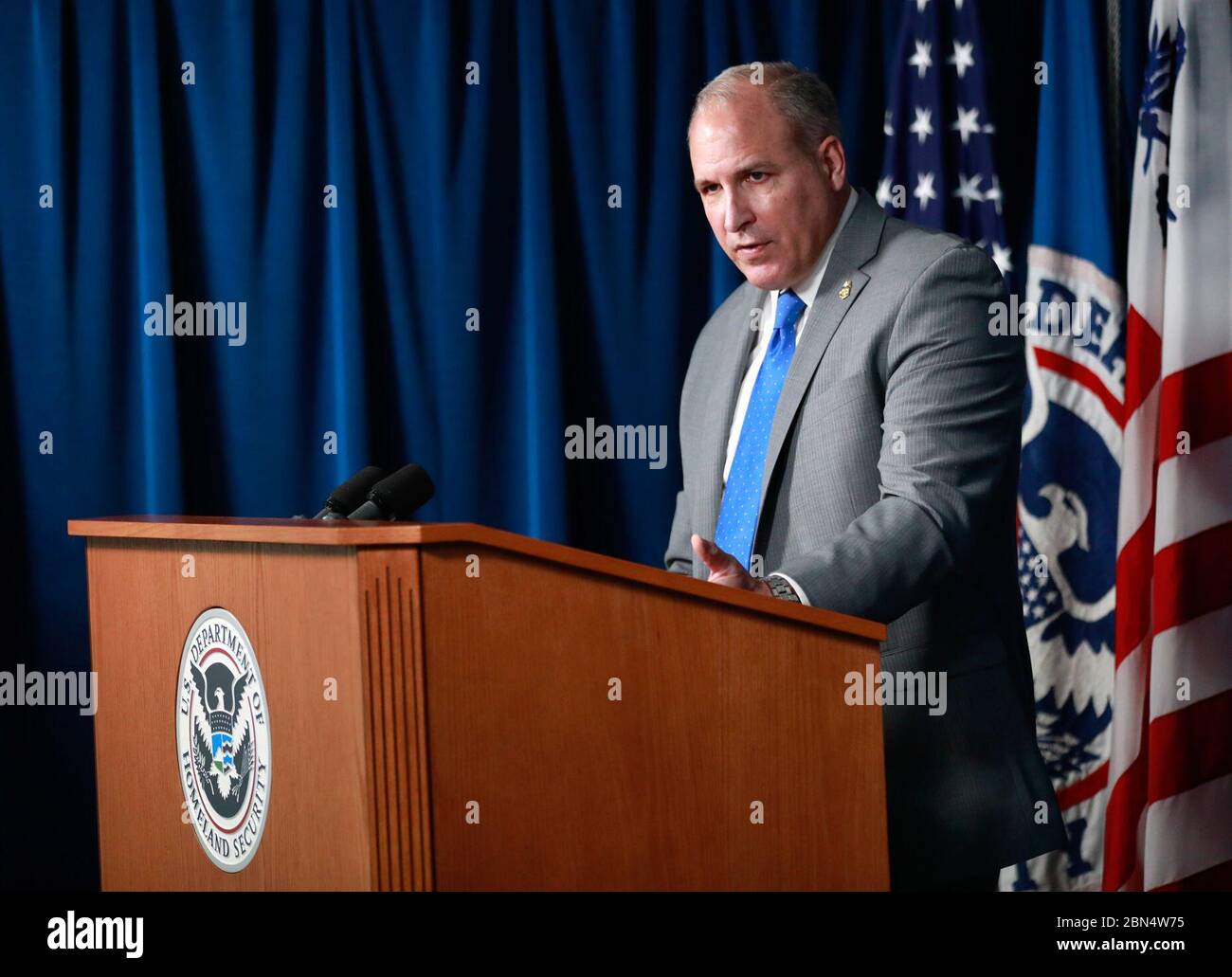 On February 11, 2020, Acting CBP Commissioner Mark Morgan held a press ...