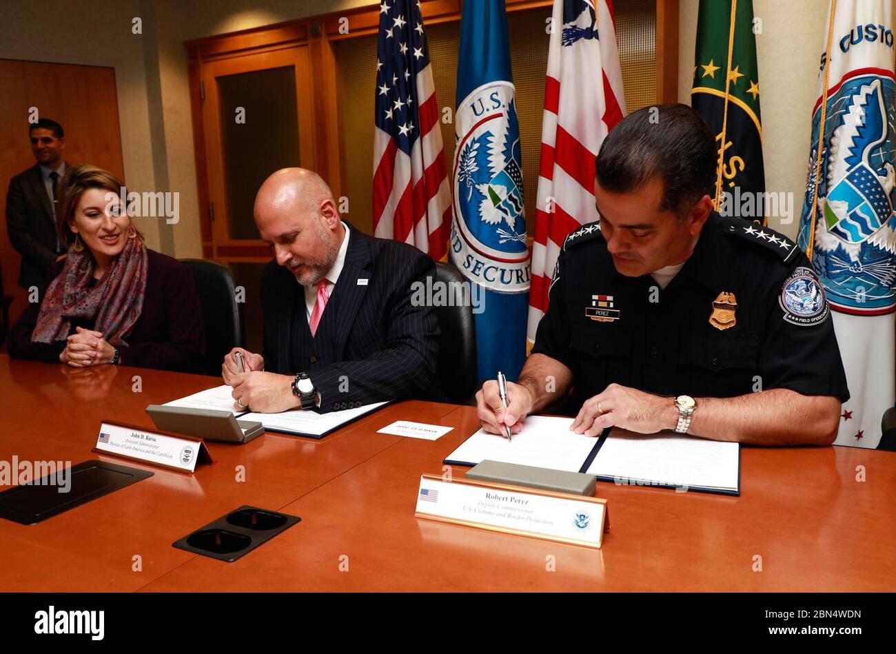 U.S. Customs and Border Protection Deputy Commissioner Robert Perez ...
