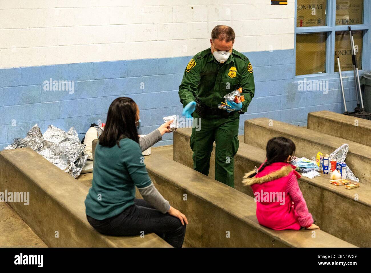 U.S. Border Patrol agents at Brown Field Station in California used ...