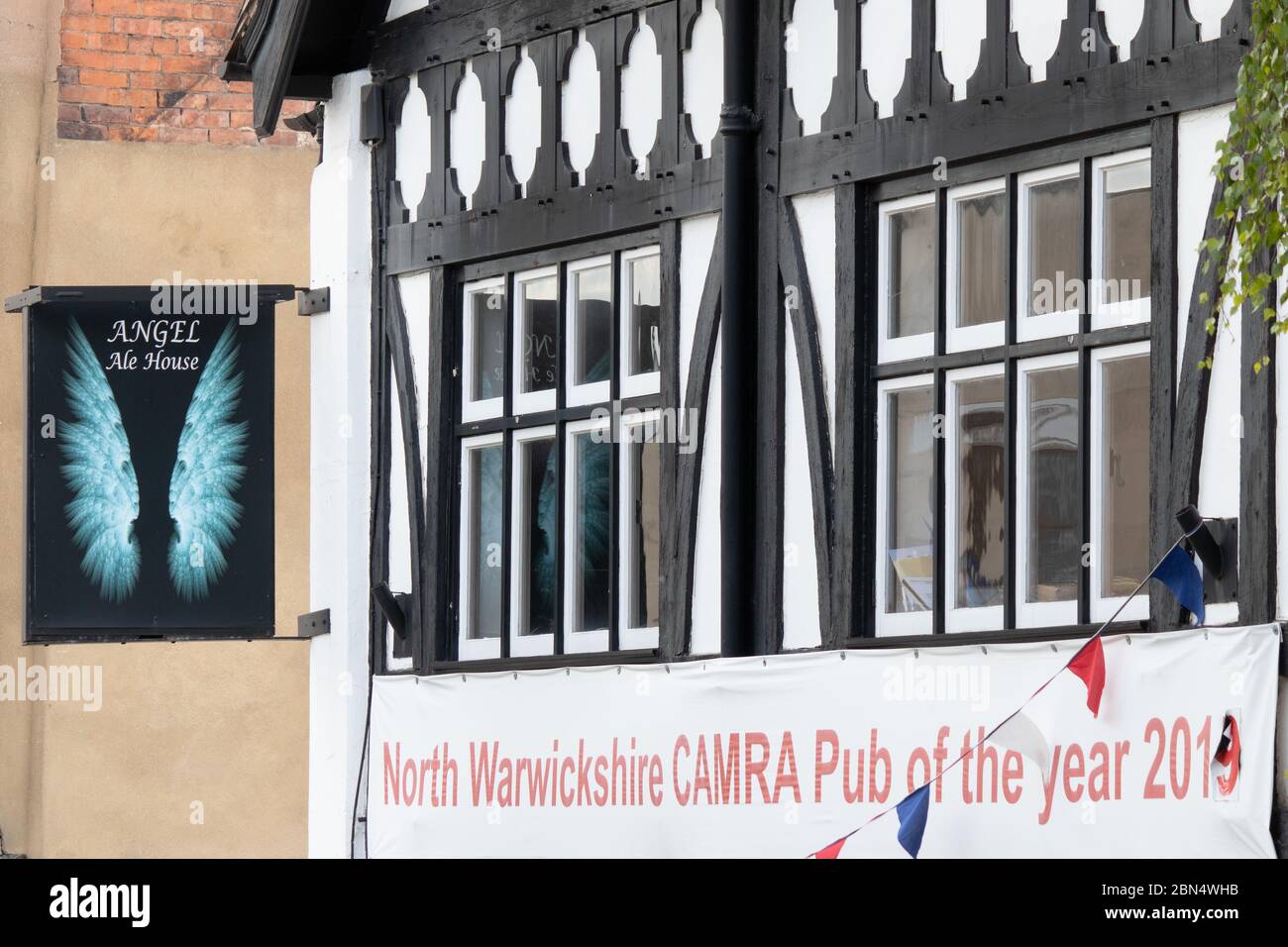 The Angel Inn, Market square, Atherstone. Thought to date back to 1500 ...