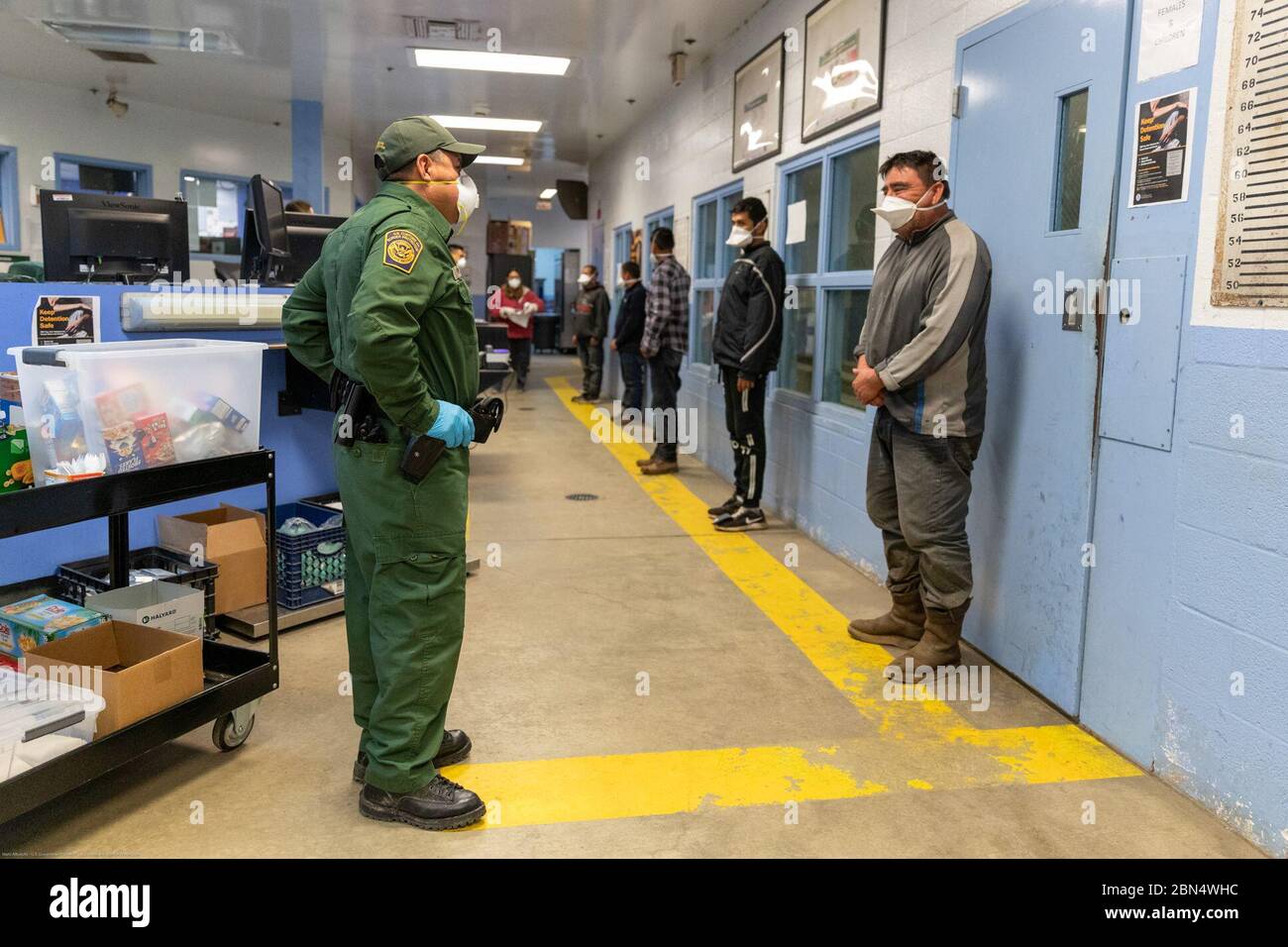 At the Brown Field Station in California, U.S. Border Patrol agents use ...