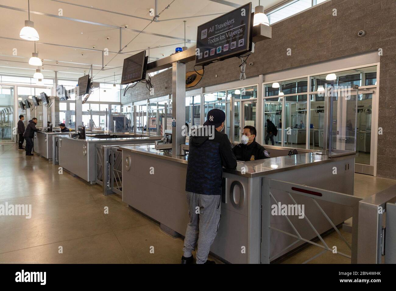 At the San Ysidro Port of Entry in California, CBP officers utilize ...