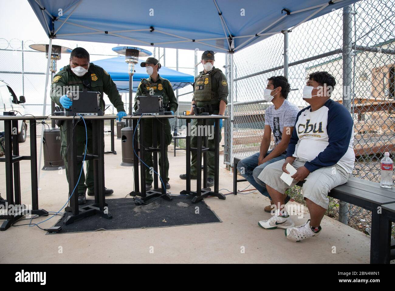 On March 22, 2020, U.S. Border Patrol agents used personal protective ...