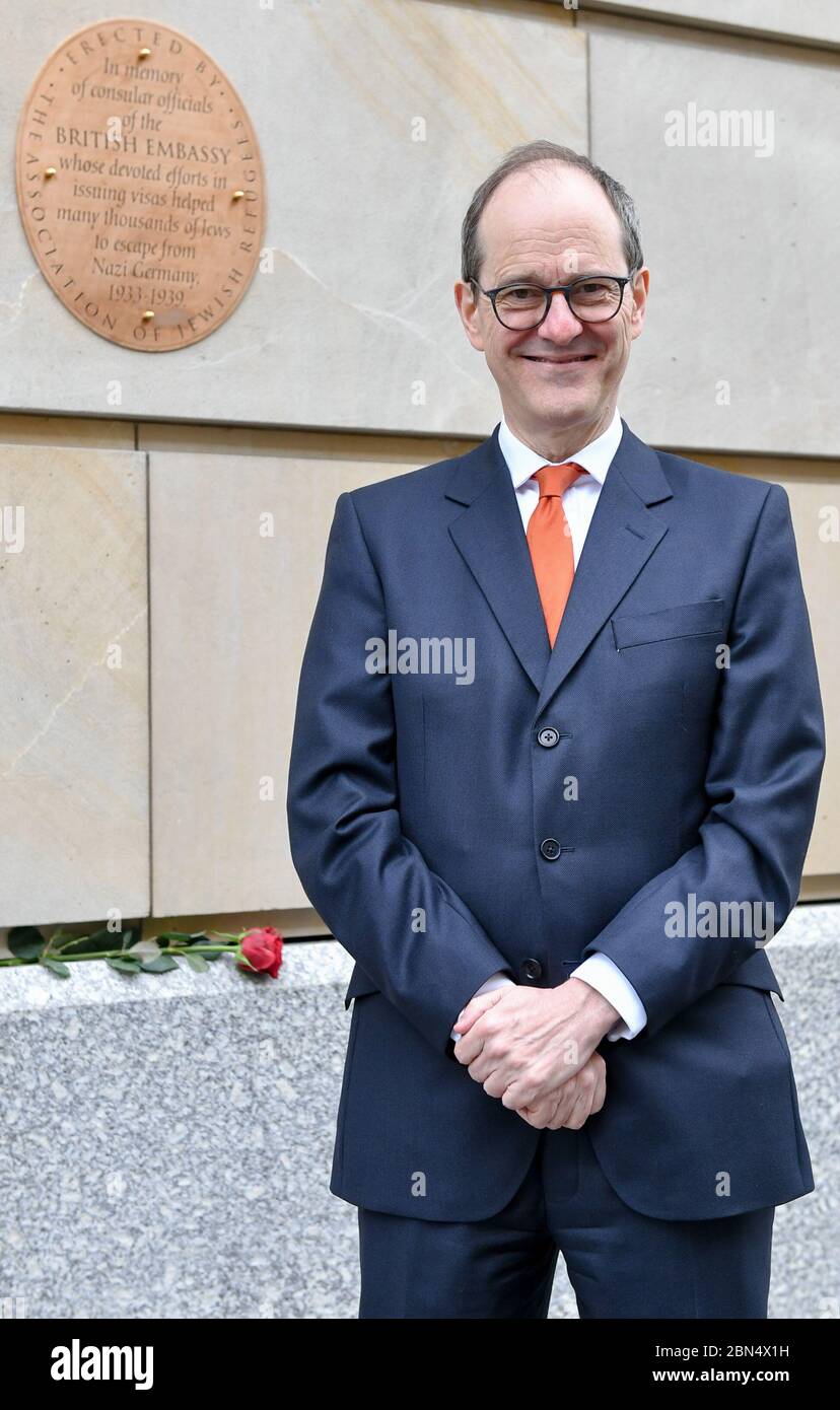 Berlin, Germany. 12th May, 2020. The British Ambassador Sir Sebastian ...
