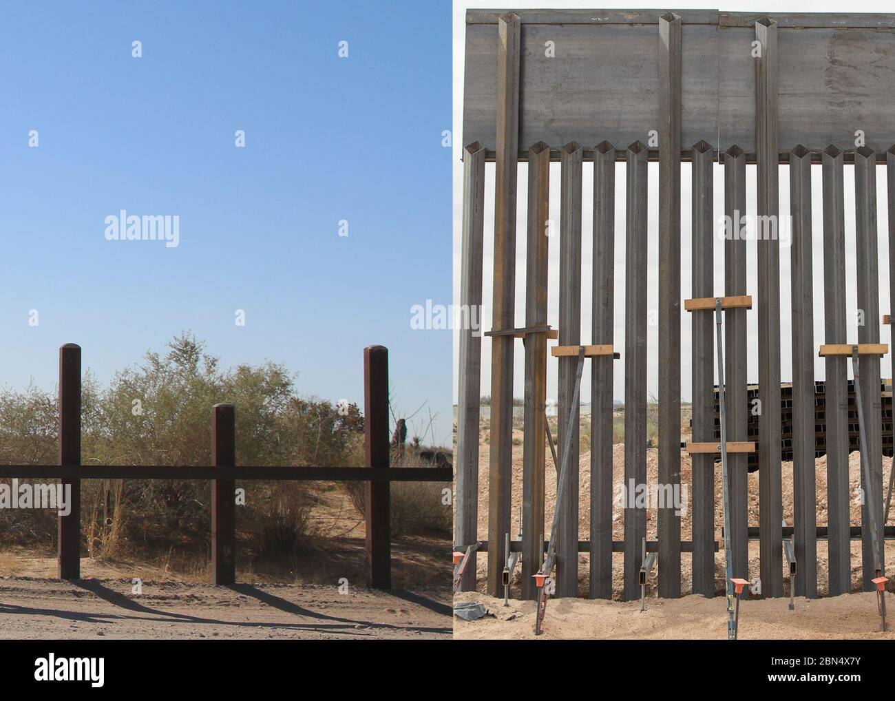 Photo Illustration: A side-by-side comparison view of the existing ...