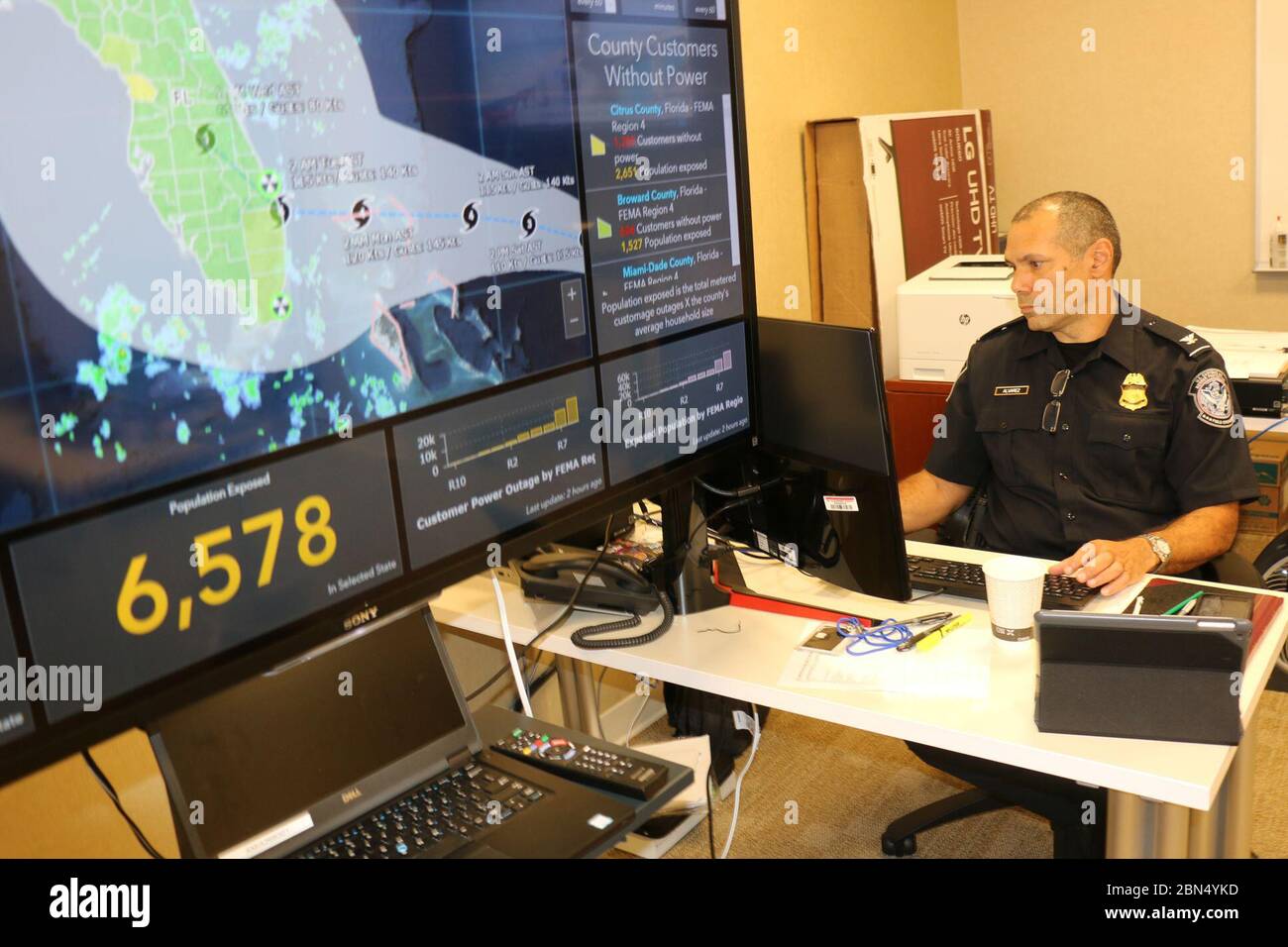 U.S. Customs and Border Protection (CBP) Region IV personnel, in ...