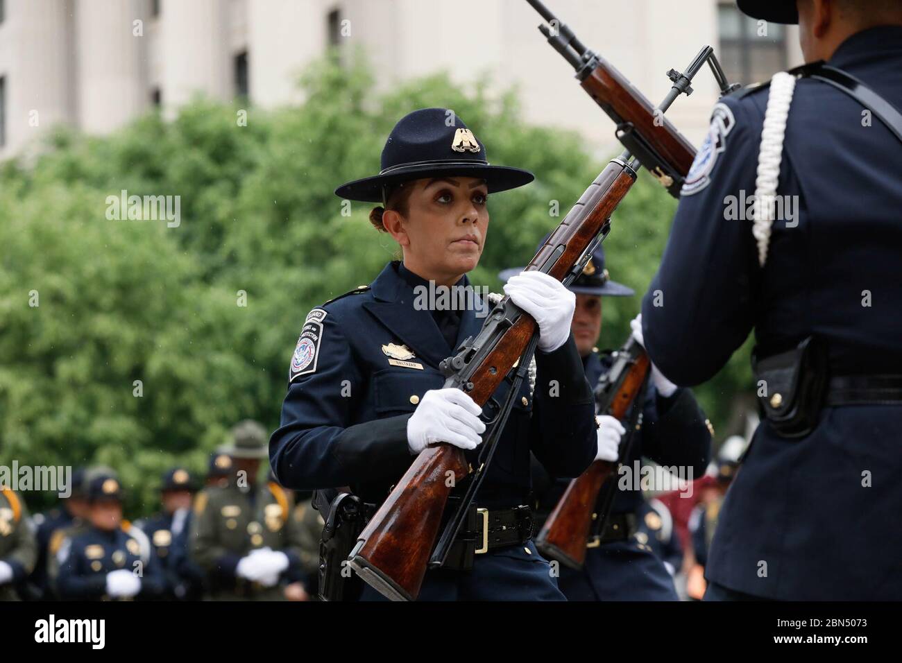 The U.S. Customs and Border Protection holds the Valor Memorial and ...