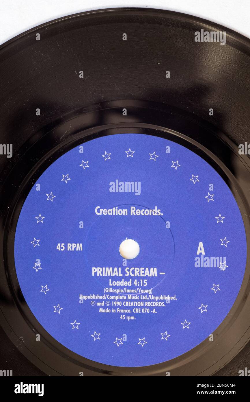 Primal Scream Loaded Stock Photo - Alamy