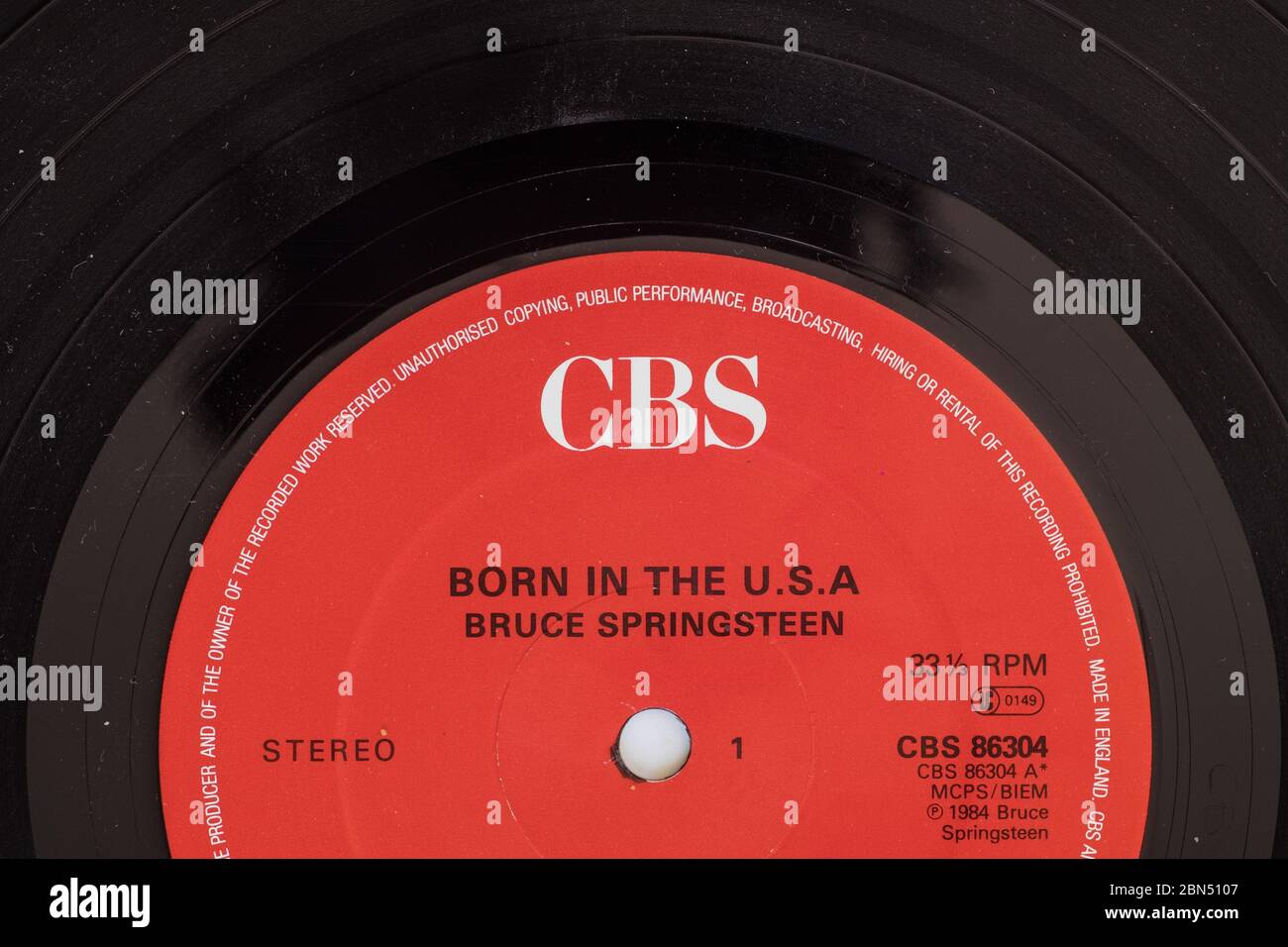Bruce Springsteen Born in the USA Stock Photo - Alamy