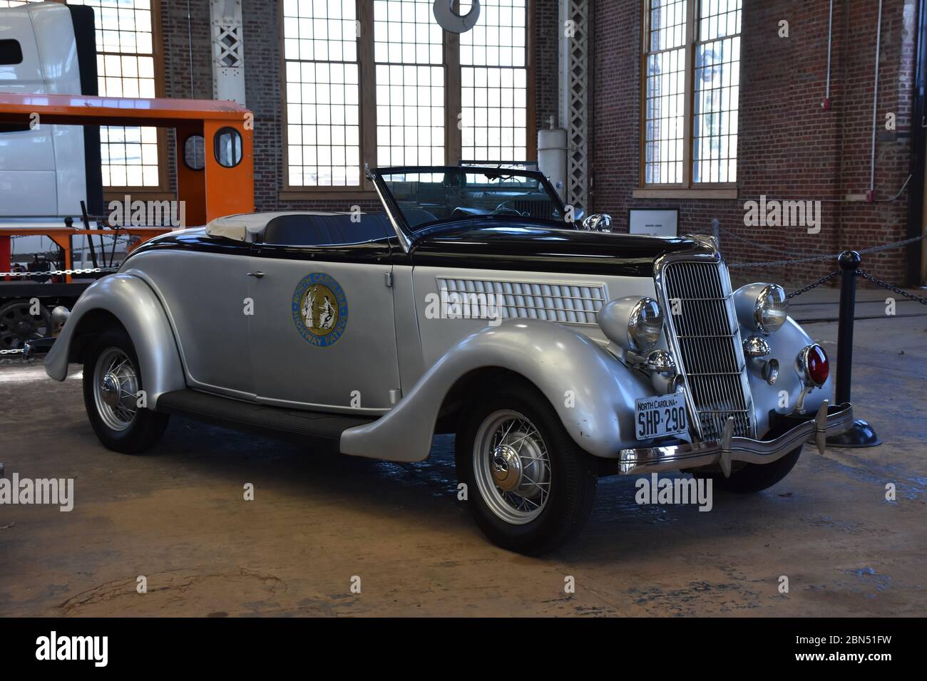 An Antique Ford Highway Patrol Car on display at the North Carolina ...