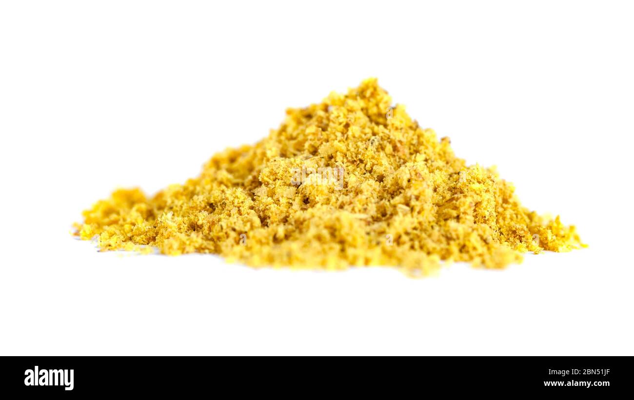 Orange curry spice isolated on the white background Stock Photo - Alamy