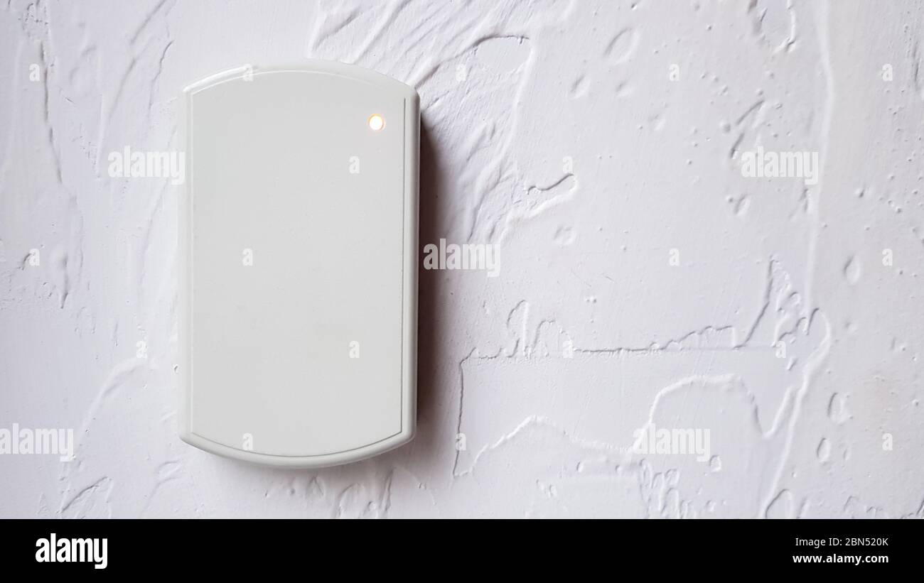 Electronic lock on the wall with copy space. Digital security systems ...