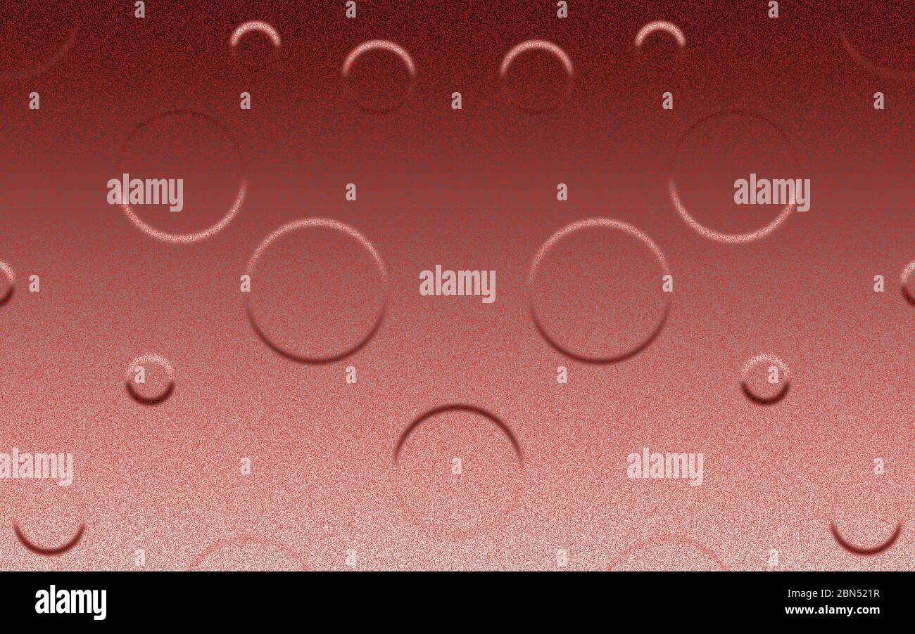 Bas relief graphic with grainy 3d circles in light pink, champagne ...