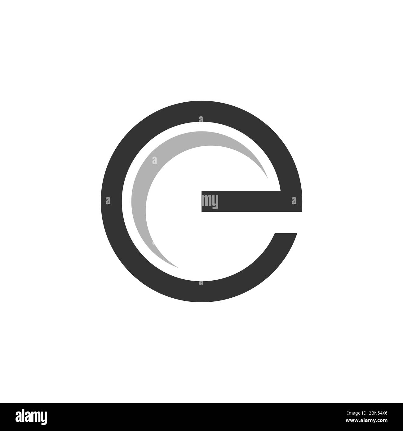 Circle E Letter Logo Template Illustration Design. Vector EPS 10 Stock ...