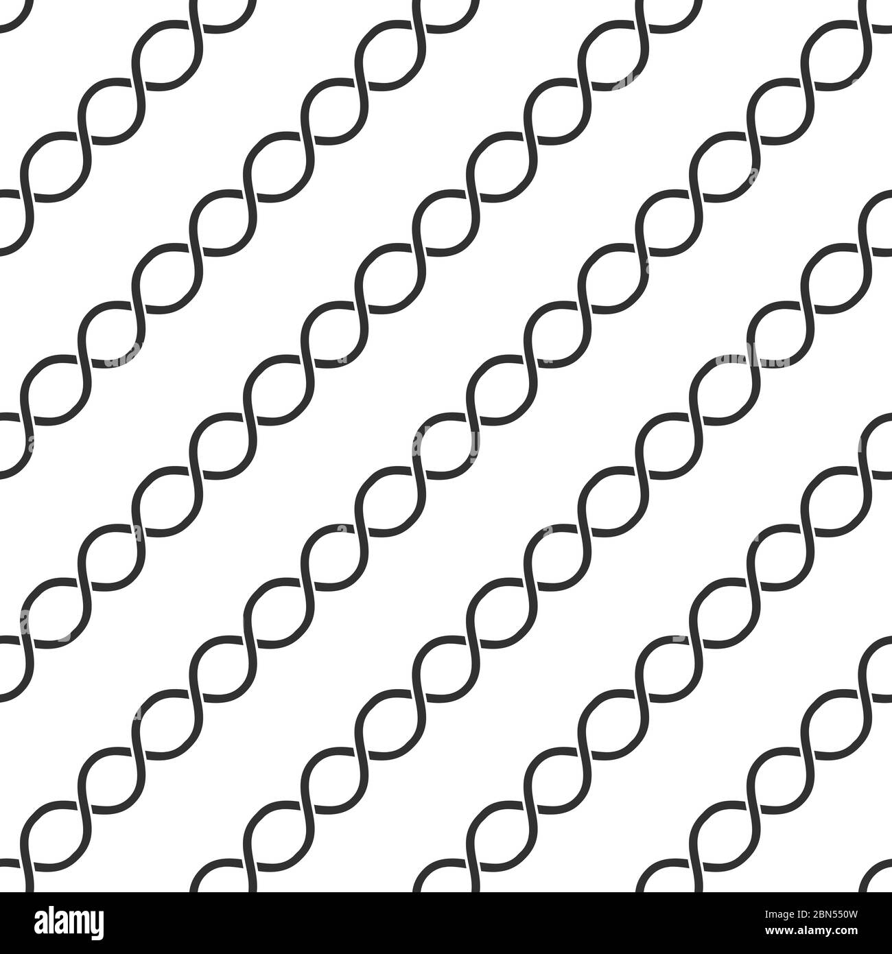 scientific background, seamless pattern with DNA, the genetic spiral ...