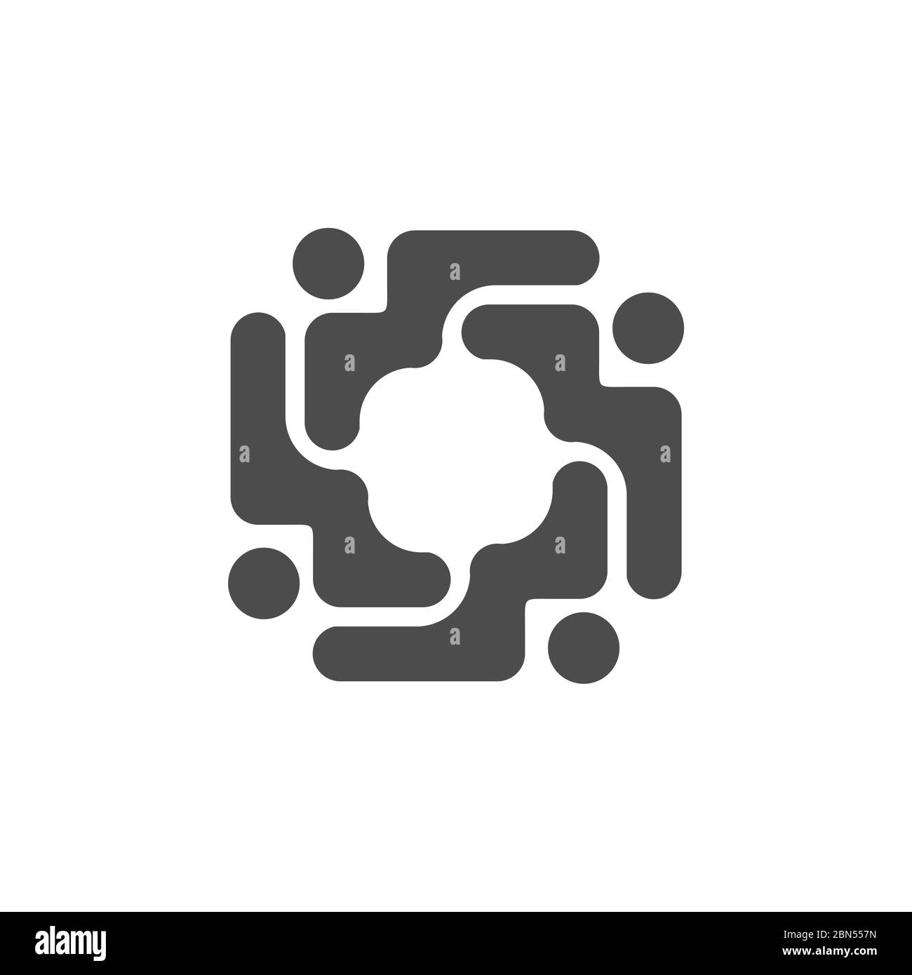 Abstract Human Shape Cross logo Template Illustration Design. Vector ...