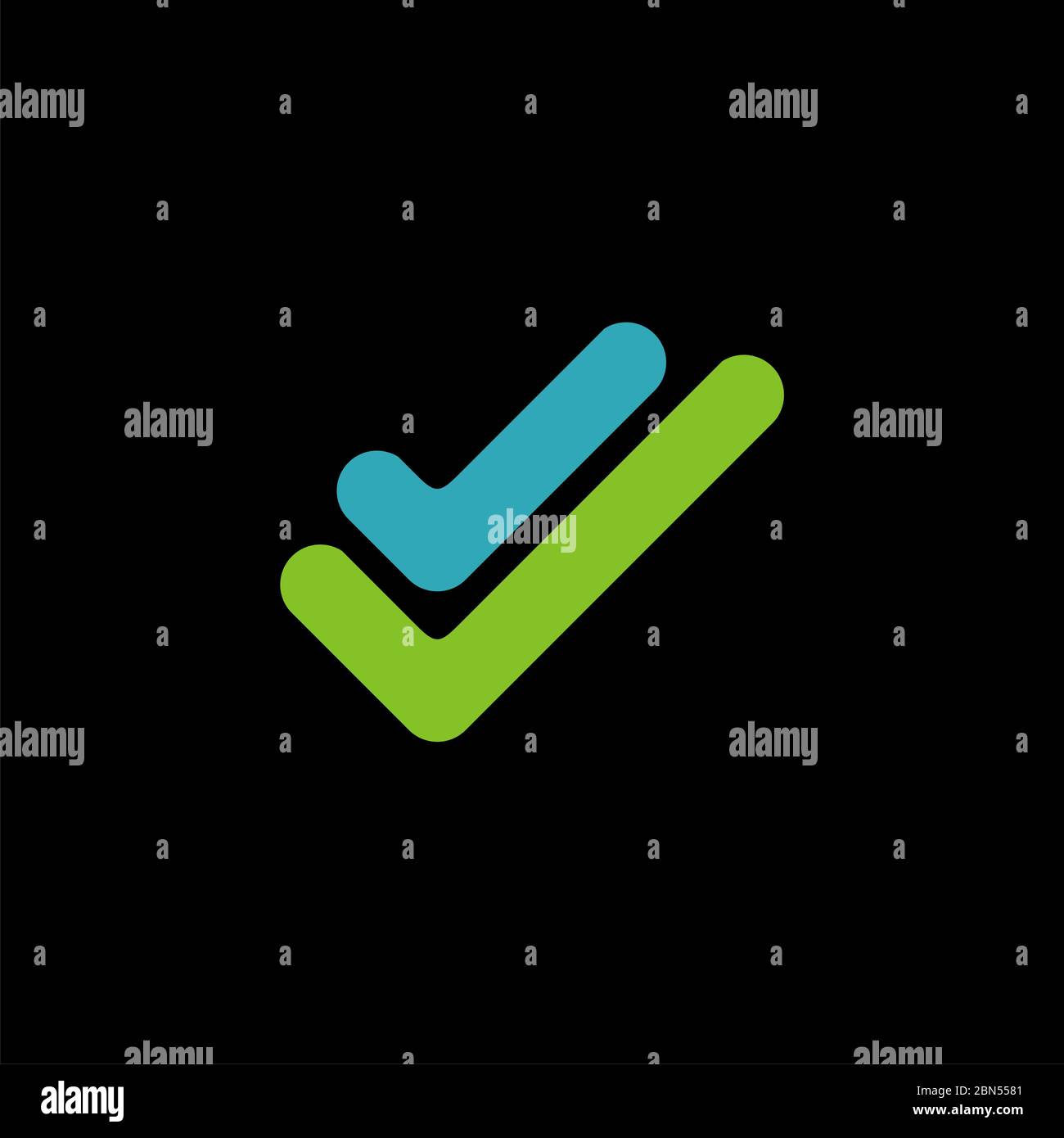 Green Check Mark Logo Template Illustration Design. Vector EPS 10 Stock ...