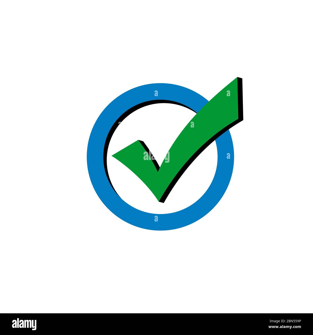 Green Check Mark Logo Template Illustration Design. Vector EPS 10 Stock ...