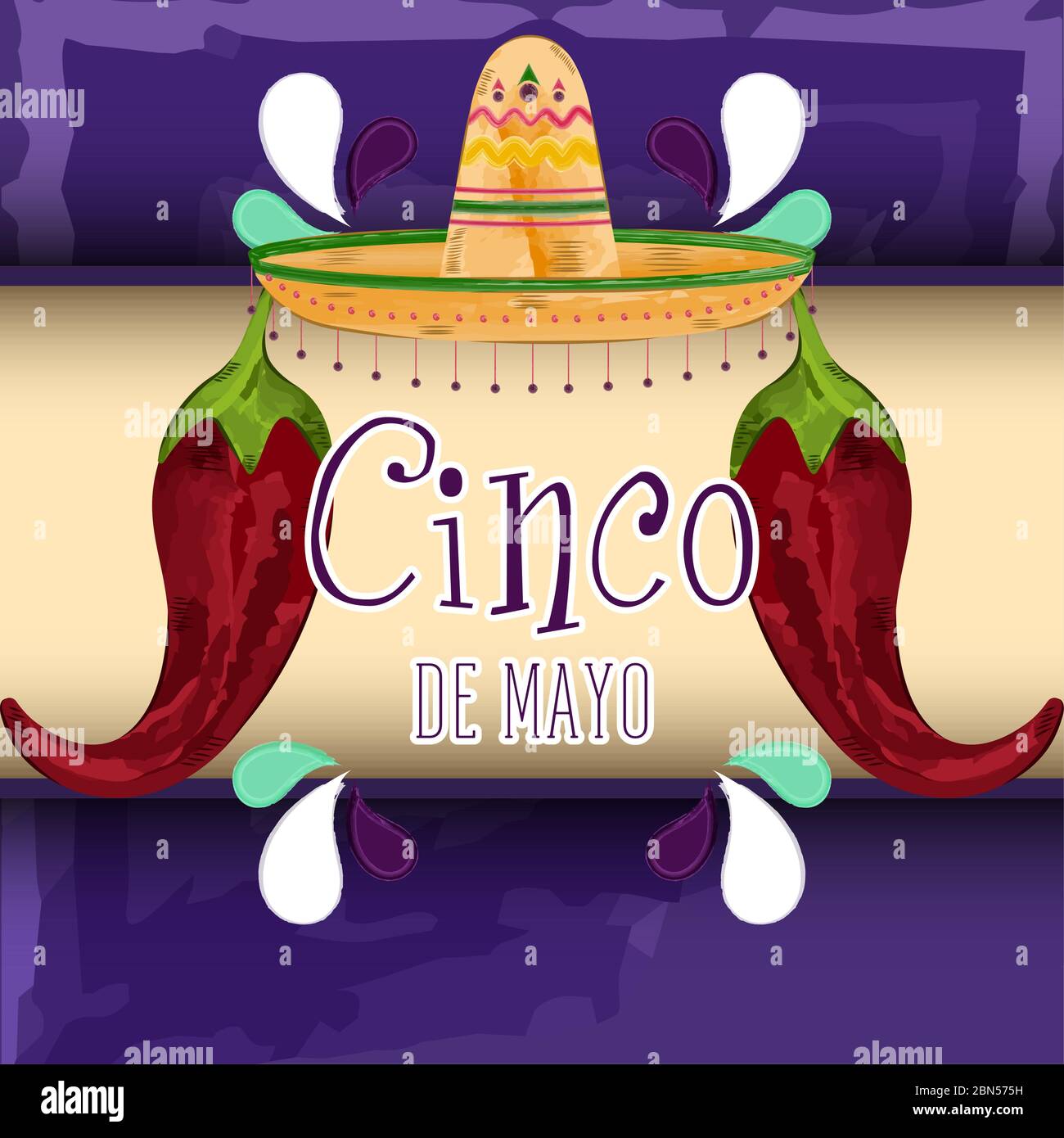 Cinco de mayo poster Stock Vector Image & Art - Alamy