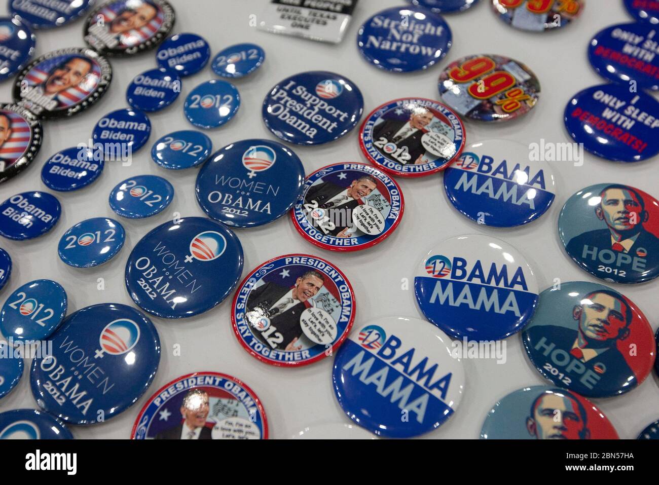 Houston, Texas USA, June 9 2012: Political campaign buttons for sale in ...