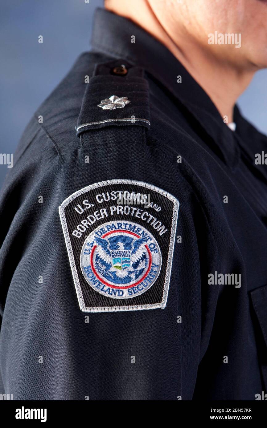 Customs badge hi-res stock photography and images - Alamy