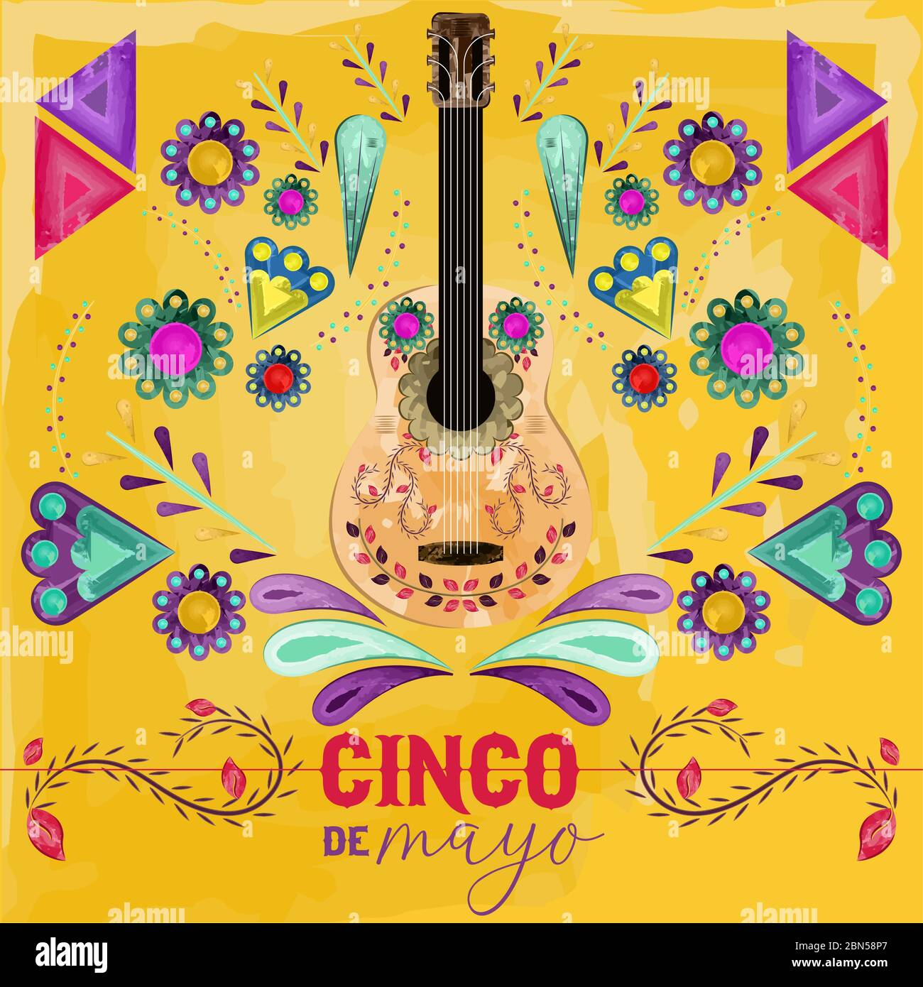 Cinco de mayo poster Stock Vector Image & Art - Alamy